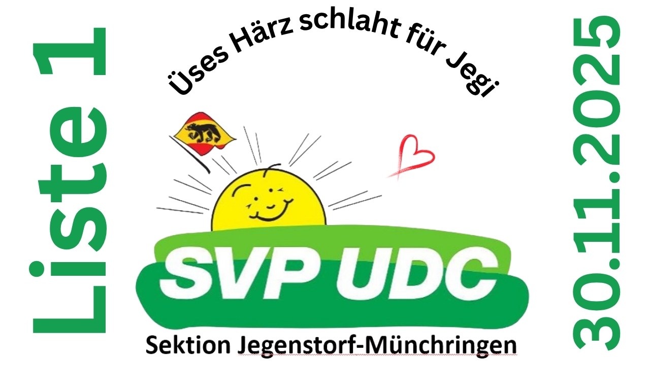 SVP Jegenstorf-Münchringen - 30.11.2025 Gemeindewahlen Jegenstorf ...